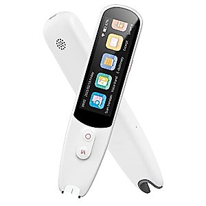 SVANTTO Pen Scanner, Text to Speech Device for Dyslexia, OCR Digital Highlighter Reader Pen, Exam Reading Pen, Bluetooth Langage Translator, No Monthly Fee