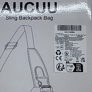 Sling Backpack with USB Charging Port, Chest Bag Crossbody Daypack Shoulder Bag for Men, Hiking, Cycling, Travel