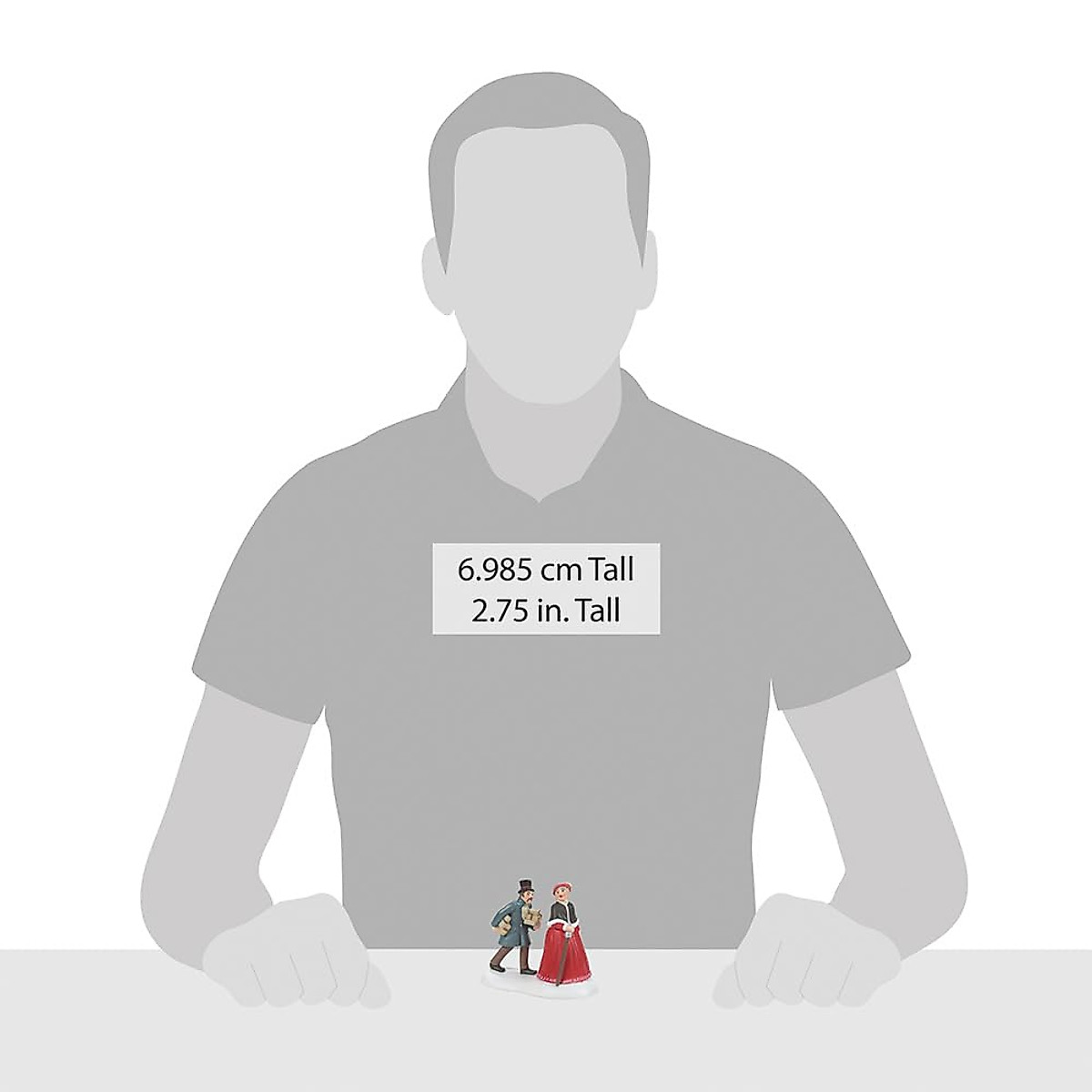 Department 56 Christmas Carol Village Last Minute Holiday Shopping Figurine