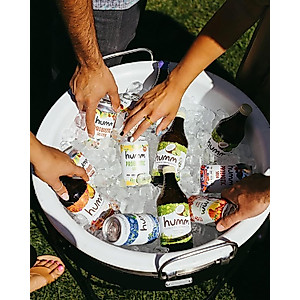 Humm Whole30 Approved Kombucha Variety Pack - Mango Lemon, Mixed Berry, Strawberry Blossom - Organic, Vegan & GMO-Free (12 Pack)