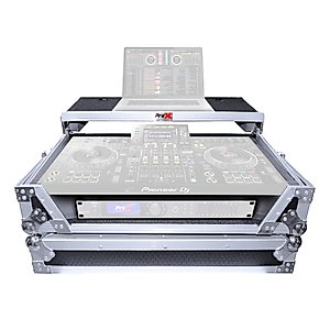 ProX XS-XDJXZWLT ATA Flight Case For Pioneer XDJ-XZ DJ Controller with Laptop Shelf 1U Rack Space and Wheels
