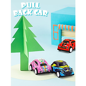 Vileafy 30 Bulk Mini Pull Back Cars -Goodie Bag Stuffers for Kids 3-5, Birthday Return Gifts, Carnival Prizes for Boys and Girls Party Favors and Class Treasure Box