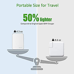 Nekmit USB C Charger, 60W Slim Fast Wall Charger Foldable for Travel, Thin Flat Dual Port with PD 3.0 & GaN Tech for Laptops, MacBook, iPad Pro, iPhone 14/14 Pro / 14 Pro Max, Pixel, Galaxy