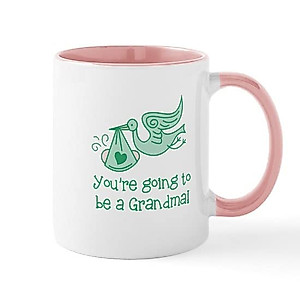 CafePress You're Going To Be A Grandma Mug Ceramic Coffee Mug, Tea Cup 11 oz