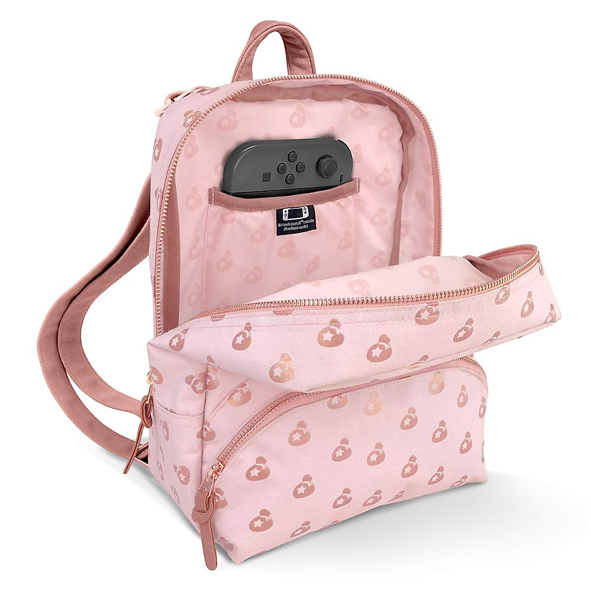 Controller Gear Special Edition Animal Crossing: New Horizons Switch Mini Backpack - Rose Gold Island - Nintendo Switch