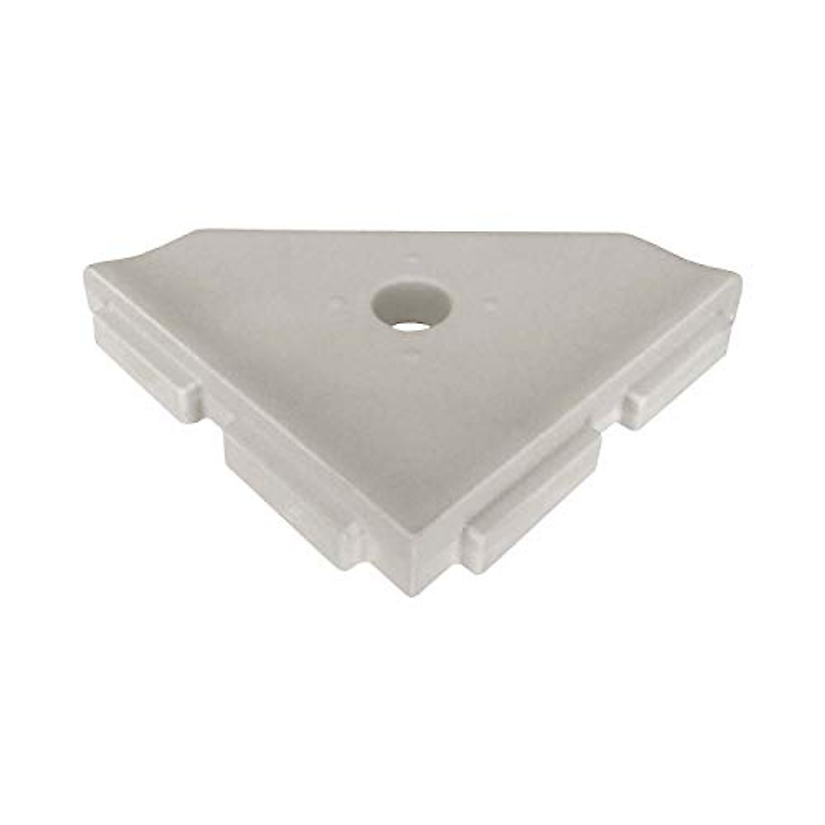 Questech Décor 8 Inch Corner Shower Shelf and 5 Inch Shower Caddy Soap Dish, Geo Lugged Back for New Construction, Wall Mounted Bathroom Shower Organizer, Gray Matte