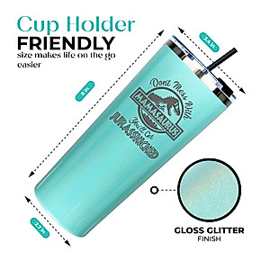 Mom Birthday Gifts - Gifts for Mom From Daughter, Son, Kids - Unique Engraved Mamasaurus Tumbler Coffee Mug - Gift Ideas for Mother's Day, BDay, or Christmas Gifts for Moms - 22oz Travel Cup