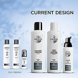 Nioxin Scalp + Hair Thickening System 2 Leave on Treatment, For Natural Hair with Progressed Thinning, 6.8 oz (Packaging May Vary)