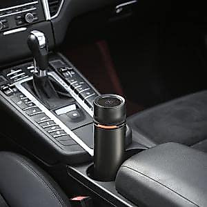 Hydr8 Rehydr8-Stainless Steel Water Bottle 17oz Thermos Coffee Flask Hydro Jug With Tea Infuser Stainless Steel Water Bottle w/ LED Temperature Display Stay Cold/Hot~24Hour-Black