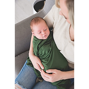 Copper Pearl Baby Swaddle Blanket - Wearable Premium Knit Baby Blanket, Large Soft Stretchy Receiving Blankets for Baby Boy and Girl, Swaddles for Newborn, Infant, and Toddler (Alder)