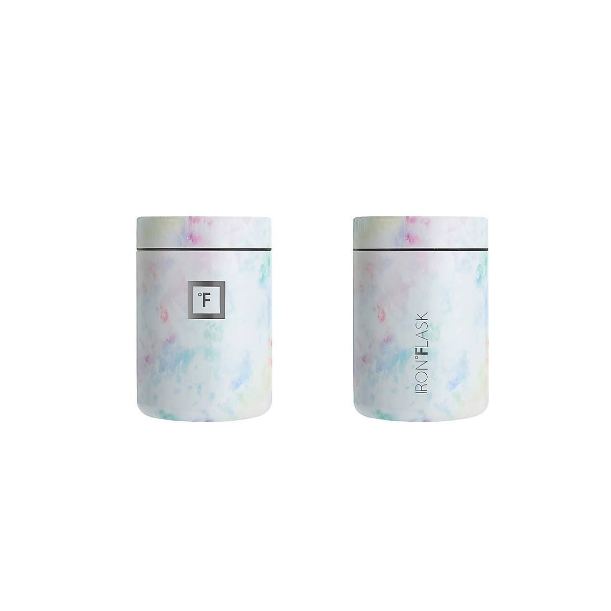 IRON °FLASK Thermos for Hot Food & Soup - 16oz Insulated Food Jar with Foldable Spoon for Kids & Adults - Leak Proof, Stainless Steel, Storage, Lunch Container Boxes, Canteen, Double Walled