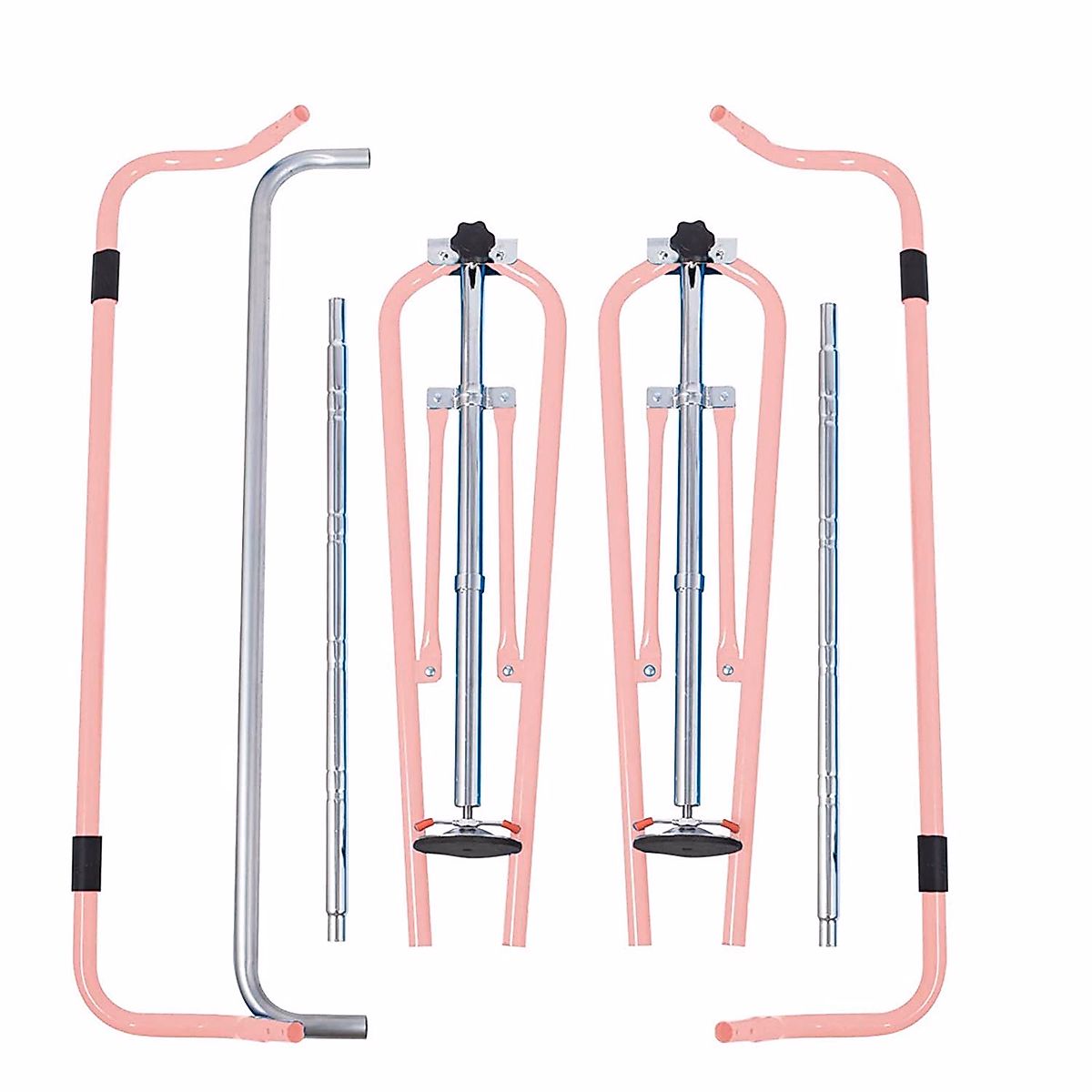 BalanceFrom Gymnastics Bar for Kids Height Adjustable Horizontal Kip Bar Folding Gymnastics Junior Training Bar