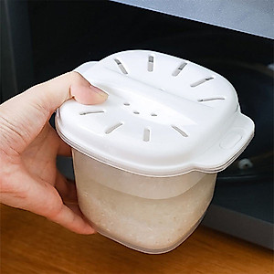Portable Lunch Food Box Cookware, Multifunctional Microwave Gadgets Utensils Oven Rice Cooker Steamer Hot Soup Cooking
