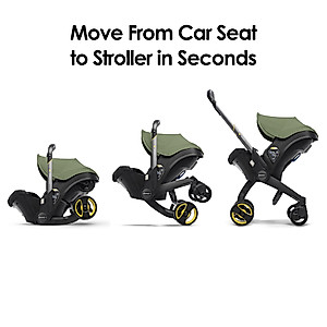 Doona Car Seat & Stroller, Desert Green - All-in-One Travel System