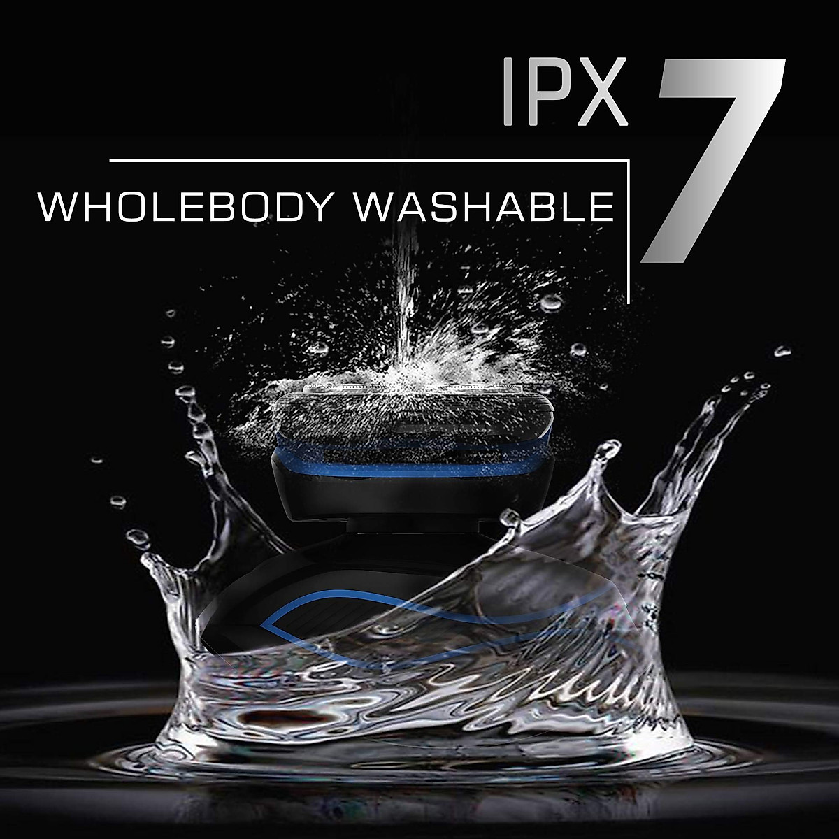 Men's Bald Head/Skull & Face Shaver Mini Trimmer Cordless Clipper Kit Fast Charging Palm Beard Rotary Barber Shaver Waterproof Rechargeable Multifunction PhylnLis 8608