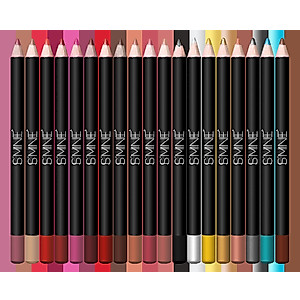 ISMINE One Black Lip Liner, Professional Matte Lip Pencil Waterproof Long Lasting Smooth Natural Lip Liner (#12)