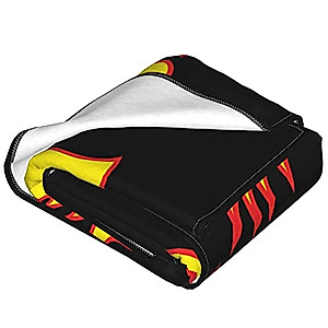 Insane Hip Clown Hop Posse Throw Blankets Flannel Blanket Lightweight Throw Blanket for Couch Bed Soft Warm Cozy 80"x60"