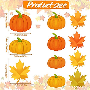 36pcs Thanksgiving Fall Pumpkin Maple Leaf Hanging Swirls Decorations,Autumn Fall Thanksgiving Hanging Swirls Streamers Ceiling Swirl for Fall Home Classroom Harvest Party Decorations