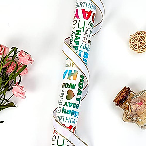 MAMUNU Happy Birthday Wrapping Paper for Kids Girls Boys Women Men, Gradient Light Color Happy Birthday Lettering Wrapping Paper Birthday, Gift Wrap Paper for Birthday Occasions, 6 Sheets, 17x30 Inch