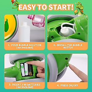 Afranti Baby Balance Bike with Bubble Machine for 10-36 Months Boys Girls Toddlers Kids Bikes No Pedal for 1 Year Old Birthday Gift Toys Fit for 2.2ft to 3.3ft Children