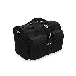 Everest Gym Bag with Wet Pocket, Black