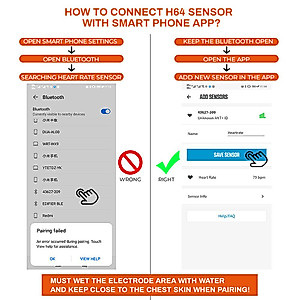 Magene Heart Rate Monitor, Heart Rate Sensor Chest Strap, Protocol ANT+/Bluetooth, Compatible with iOS/Android APPs