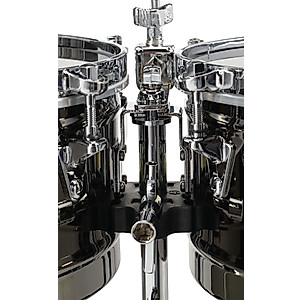 Latin Percussion Karl Perazzo Top-Tuning Timbales (LP1415-KP) Black Nickel