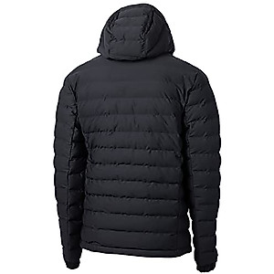 Cutter & Buck Mission Ridge Repreve Eco Insulated Mens Puffer Jacket, Black, XX-Large