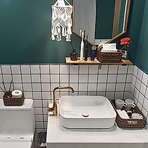 GRANNY SAYS Bundle of 3-Pack Wicker Baskets & 3-Pack Wicker Storage Baskets