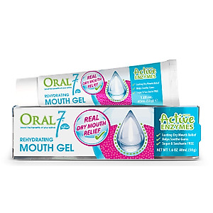 Oral7 - Dry Mouth Moisturizing Mouth Gel Containing Enzymes, Soothes and Protects Gums, Lasting Dry Mouth Relief, Promotes Gum Health and Fresh Breath, Oral Care and Dry Mouth Products 1.6 Ounces