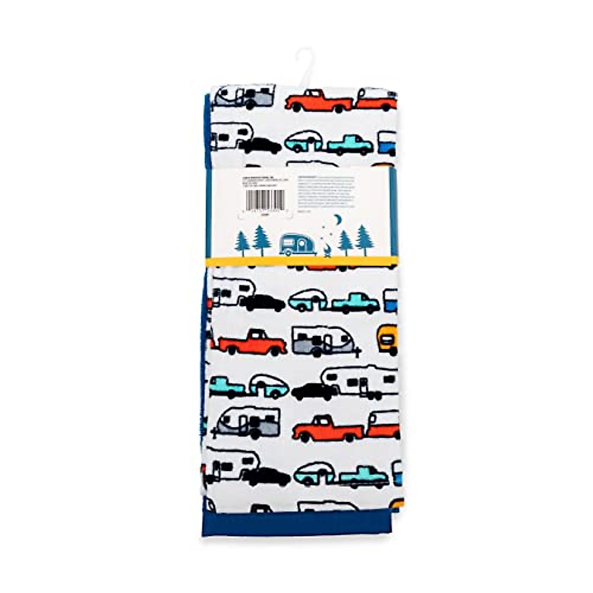 Camco Life is Better at The Campsite RV Dish Towel Set - Perfect for Drying Hands and Dishes - Includes a Set of (2) Towels - 27-Inches x 16-1/2-Inches (53301)