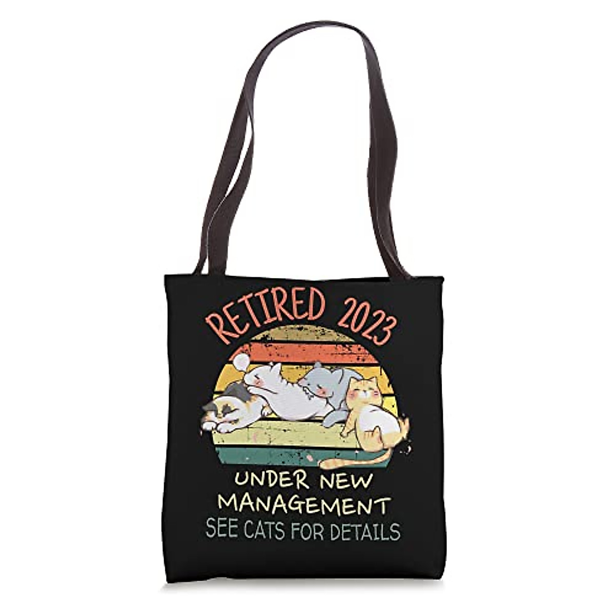 Retired Cartoon Cat Costume Retirement For Men & Women 2023 Tote Bag