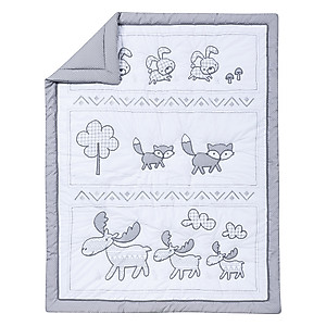 Trend Lab Aztec Forest 3 Piece Crib Bedding Set, Can Be Used As A Blanket Or A Playmat for Tummy Time, Includes Quilt, Fitted Crib Sheet and Skirt