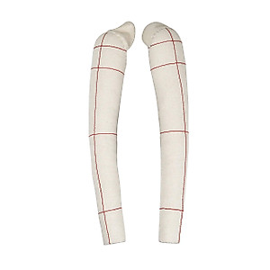 DE-LIANG Half Scale Dress Form 1/2 Soft arms for Sewing, Female Dress Form 1:2 Cotton Fabric Fully pinnable (NOT Adult Size 30cm ) Sewing arm Long Sleeve Draping Mannequin Hand, 1 Pair