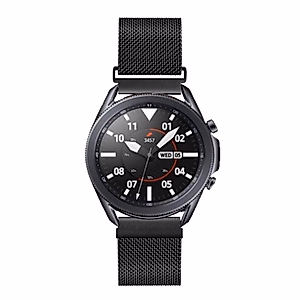 ACESTAR 2Pack Compatible with Samsung Galaxy Watch 46mm/Galaxy Watch 3 45mm bands,2Pack 22mm Stainless Steel Metal+Mesh Loop Bands for Galaxy 3 Watch Bands 45mm/Galaxy S3 Bands Men Women