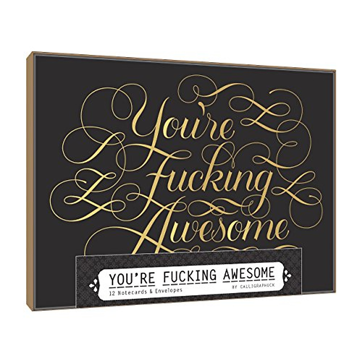 You're Fucking Awesome Notecards: 12 Notecards & Envelopes