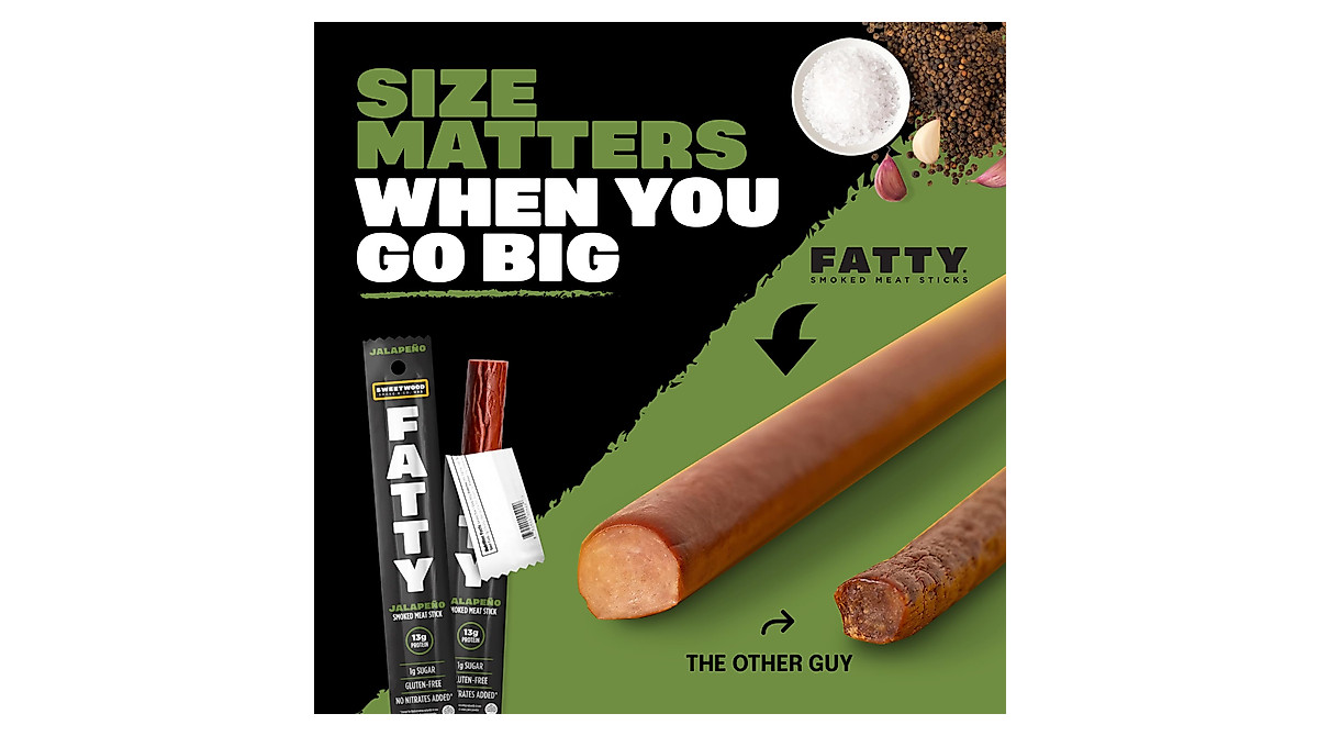 FATTY Meat Sticks - High Protein & Low Carb Snacks