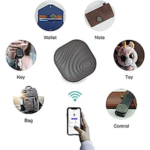 Nutale Key Finder, 4-Pack Bluetooth Tracker Item Locator with Key Chain for Keys Pet Wallets or Backpacks and Tablets