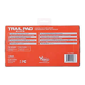 WILDGAME INNOVATIONS Trail Pad Swipe | VU60 SD Card Viewer for Hunting & Wildlife Observation | Compact Water-Resistant Memory Card Reader with 4.3" Touch Screen, Dark Green