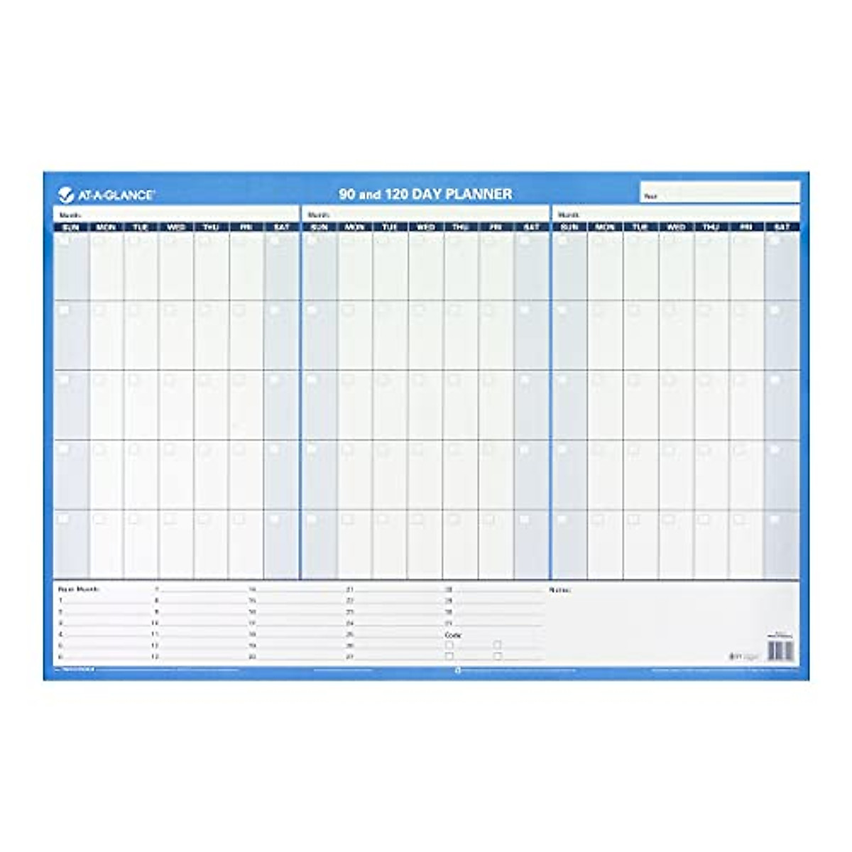 AAGPM23928 - At-A-Glance 90/120-Day Erasable Wall Planner