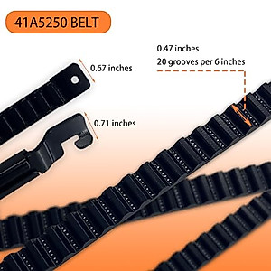 41A5250 Belt Fits for 7ft Hight Garage Door 237'' 41a5250