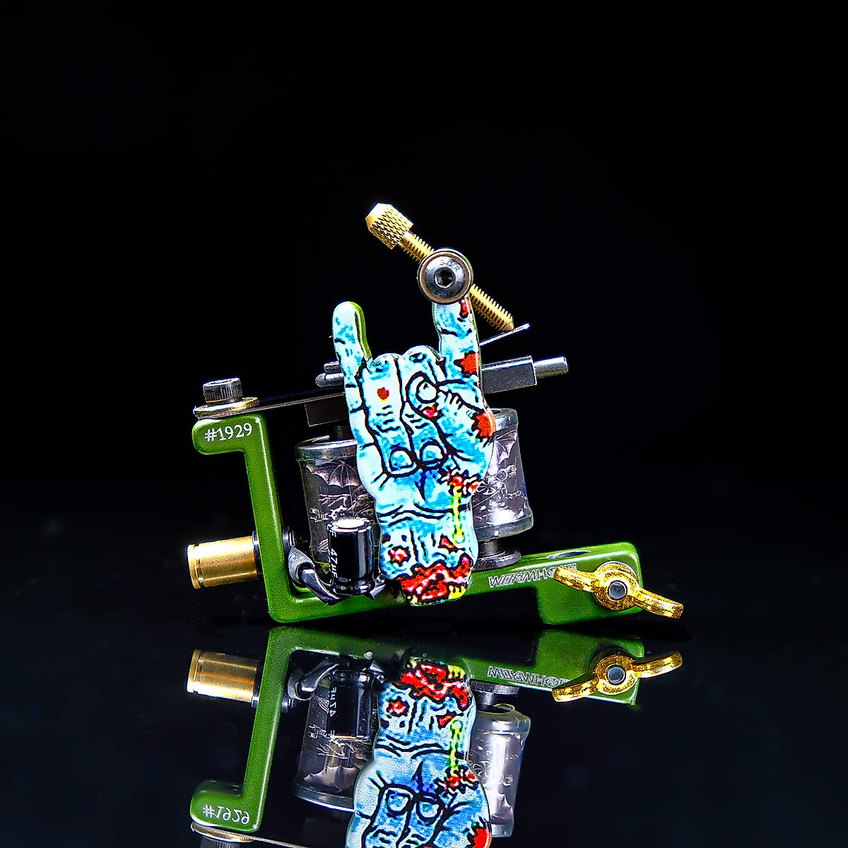 Wormhole Tattoo Kit for Beginners 10 Tattoo Inks Complete Tattoo Machine Gun Power Supplies TK096