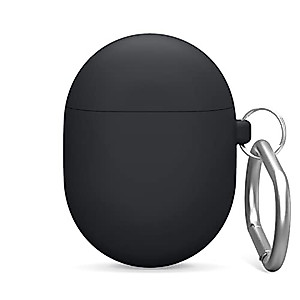 elago Hang Case Designed for Google Pixel Buds A-Series Case (2021), Pixel Buds 2 Case (2020), Shockproof Protective Silicone - Black [US Patent Registered]