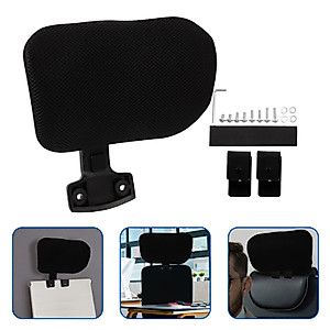 Tofficu Office Chair Headrest Attachment Computer Chair Headrest Adjustable Chair Head Cushion Head Rest for Office Chair(3.0cm Fixing Clips)