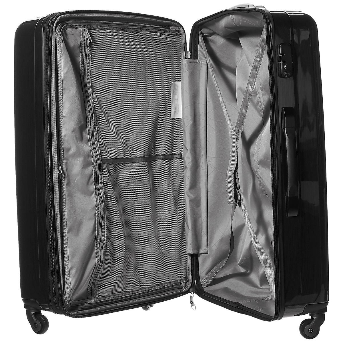 Samsonite Winfield 2 Hardside Expandable Luggage with Spinner Wheels, Brushed Anthracite, Checked-Large 28-Inch