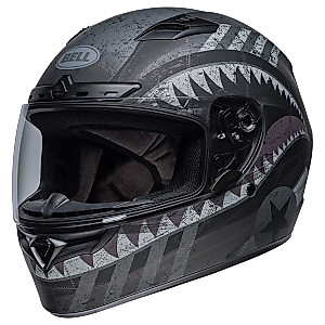 BELL Qualifier DLX MIPS Street Helmet (Devil May Care Matte Black/Gray - Medium)
