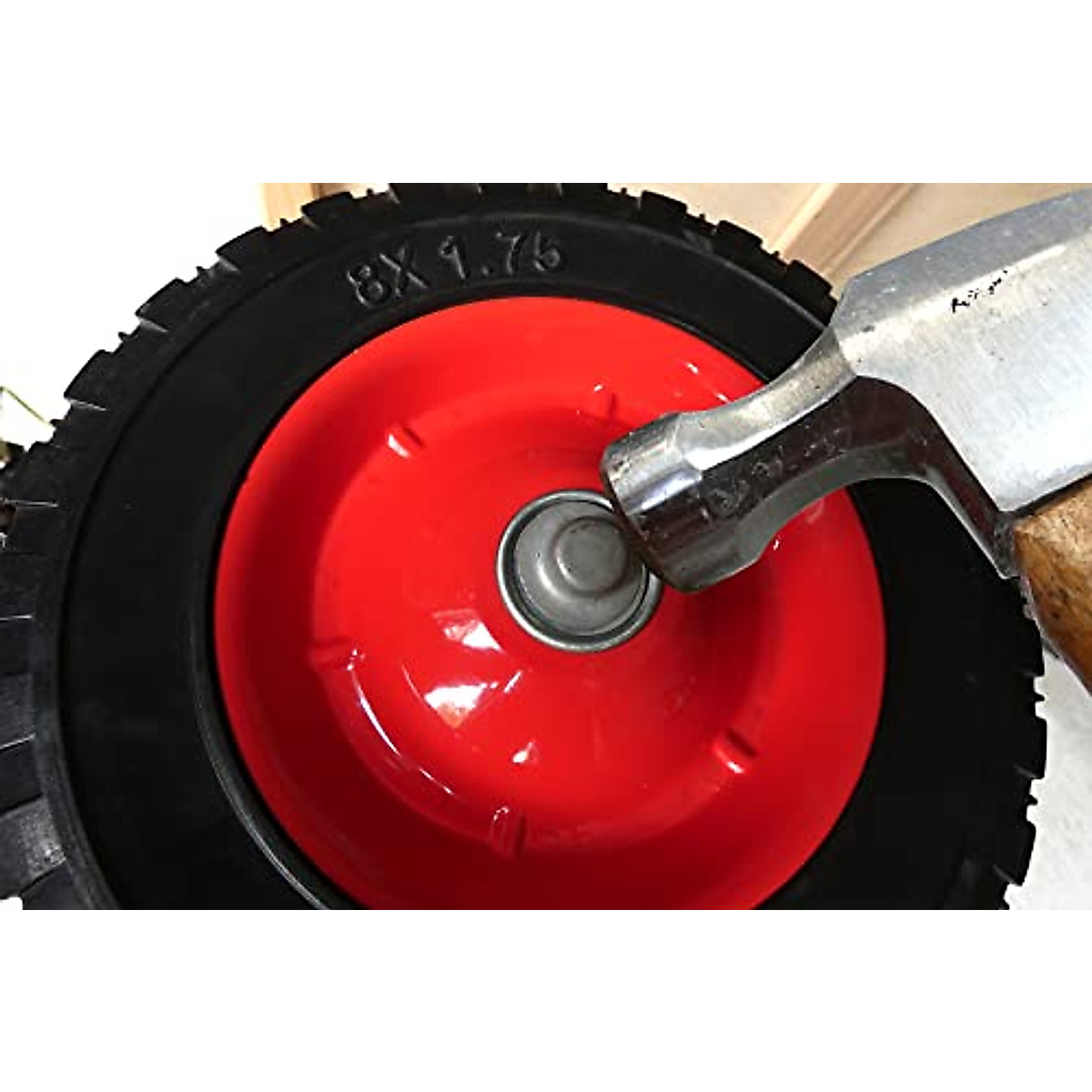 Shepherd 9594 Semi Pneumatic Sawtooth Tread Replacement Wheels