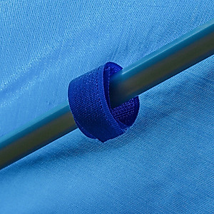 EZ POP UP Wedding Party Tent 10'x10' Folding Gazebo Beach Canopy W/Carry Bag 210D Oxford Fabric (Dark Blue)