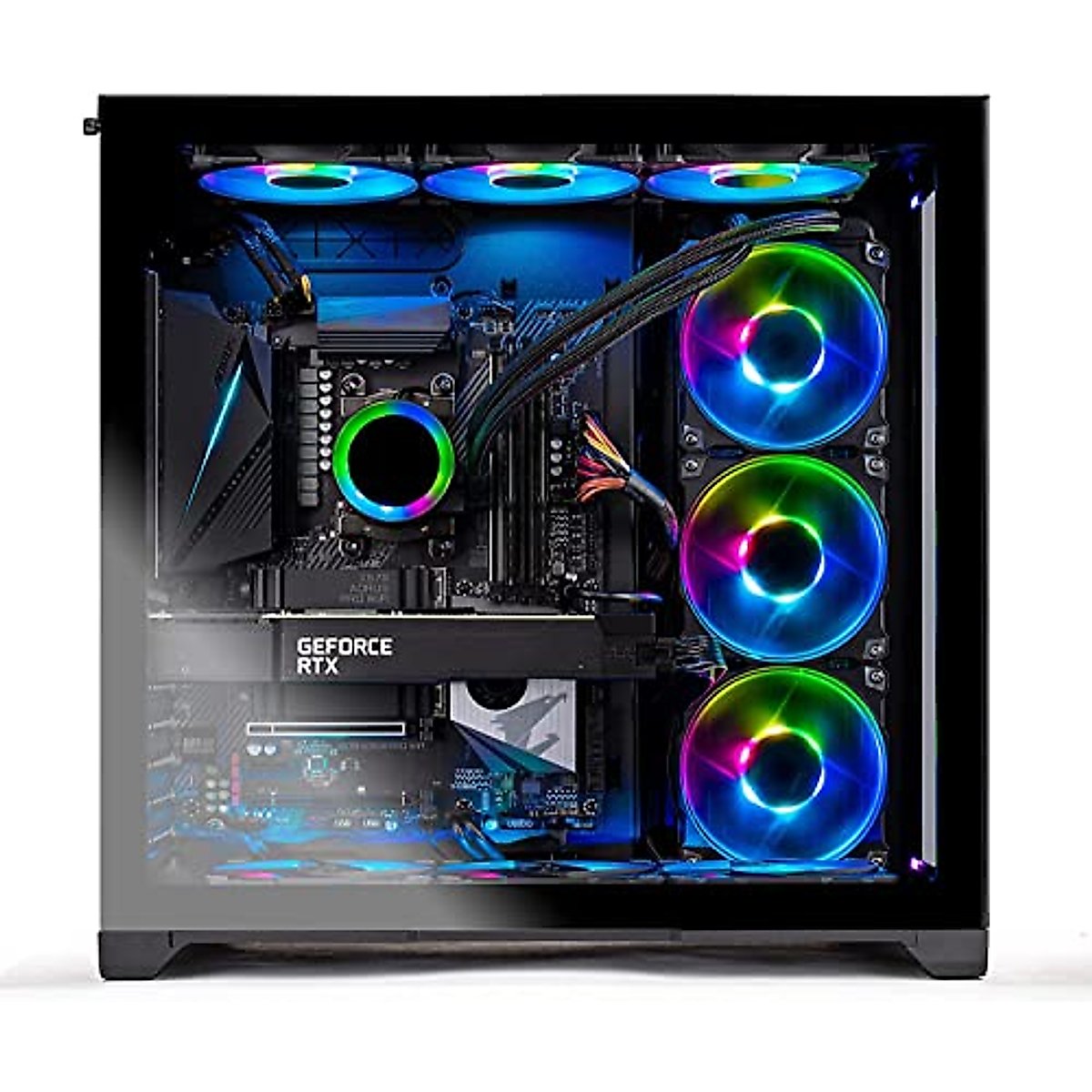 Skytech Prism II Gaming PC Desktop – AMD Ryzen 9 5900X 3.7 GHz, RTX 3090 24G GDDR6X, 1TB NVME SSD, 16G DDR4 3200, 1000W Gold PSU, 360mm AIO, AC Wi-Fi, Windows 10 Home 64-bit