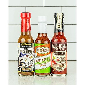 Hot Ones Season 21 Heat Pack Hot Sauces: Mako Snake, Jalapeno Chico, Watermelon Ghost, 5 fl oz. (3-Pack)